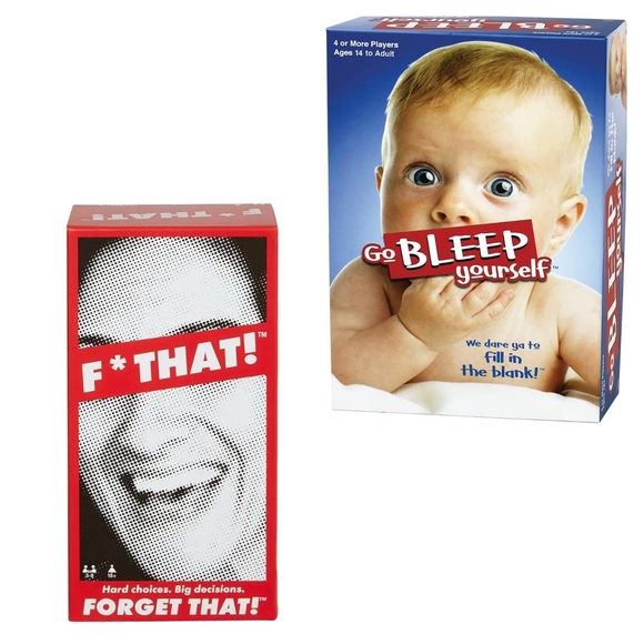 Games | F That And Go Bleep Yourself Party Game Bundle | Poshmark